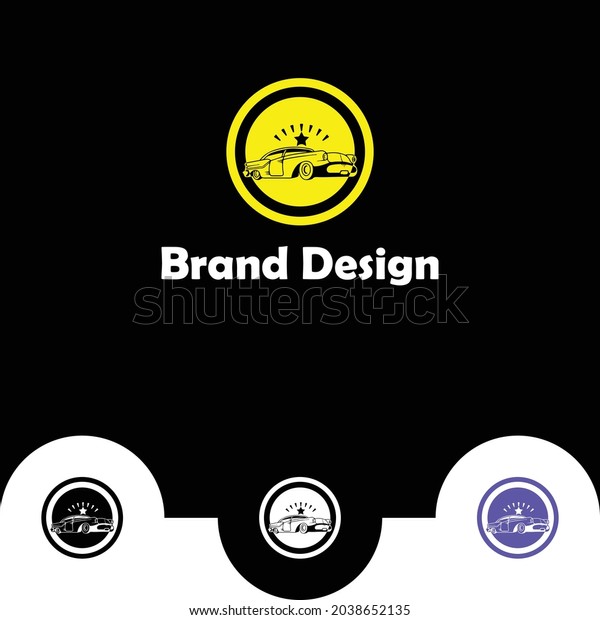 Abstract Minimalist Car Logo Design Vector Stock Vector (Royalty Free ...