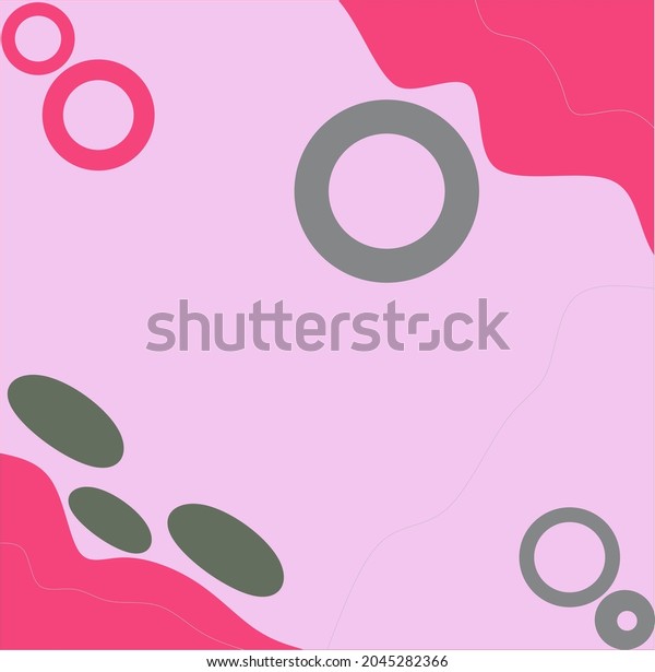 Abstract Minimalist Flesh Pattern Shape Background Stock Vector ...