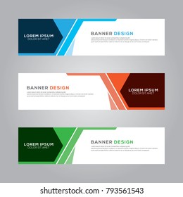 Abstract Modern Banner Background Design Vector Stock Vector (Royalty ...