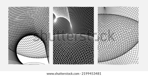 Abstract Modern Black White Blend Texture Stock Vector (Royalty Free ...