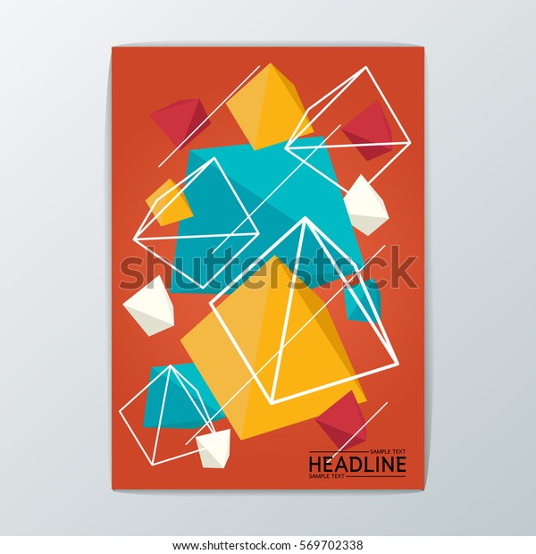 Abstract Modern Brochure Background Design Flyer Stock Vector (Royalty ...