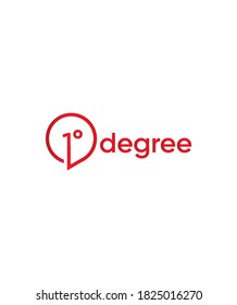 Abstract Modern Creative 1 Degree Logo Stock Vector (Royalty Free ...