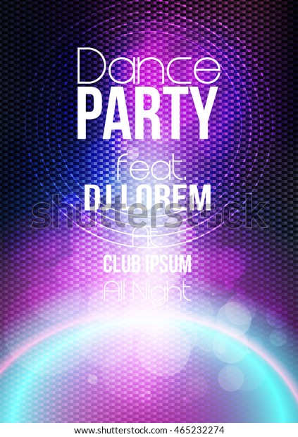 Abstract Modern Party Poster Template Vector Stock Vector (Royalty Free ...