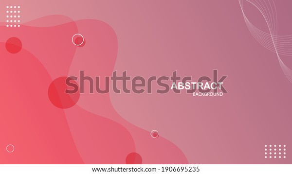 Abstract Modern Pink Fluid Gradient Background Stock Vector (Royalty ...
