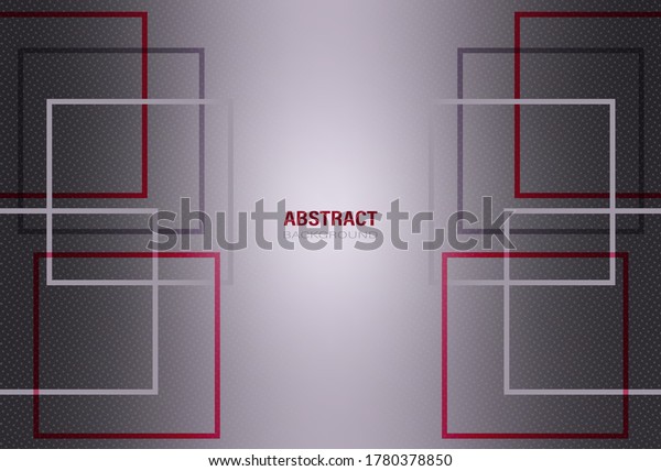 Abstract Modern Red Gray Geometric Template Stock Vector (Royalty Free) 1780378850 | Shutterstock
