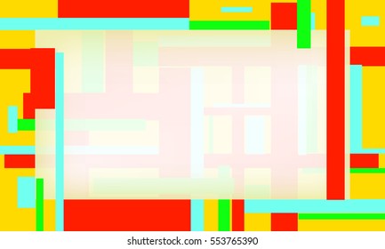 Abstract Modern Spectral Background Frame Curve Stock Vector (Royalty ...