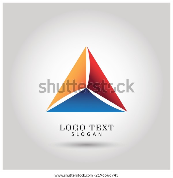 Abstract Modern Triangle Logo Icon Symbol Stock Vector (Royalty Free ...