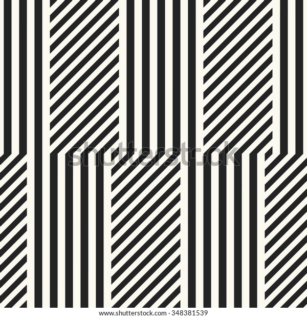 Abstract Modern Twisted Striped Block Seamless Stock Vector (Royalty ...