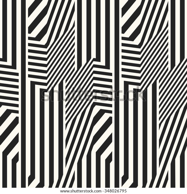 Abstract Modern Twisted Striped Seamless Pattern Stock Vector (Royalty ...