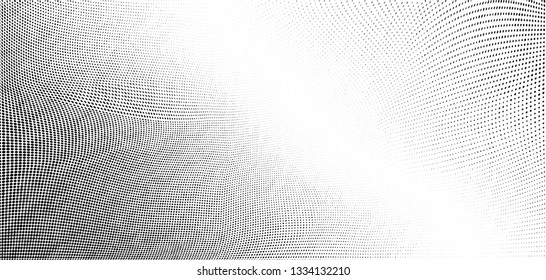 Abstract Monochrome Grunge Halftone Pattern Soft Stock Vector Royalty