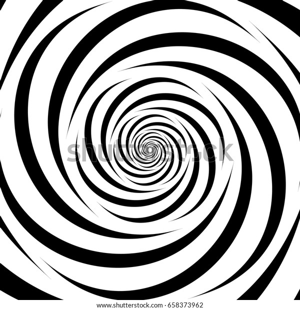 Abstract Monochrome Spinning Background Stock Vector (Royalty Free ...