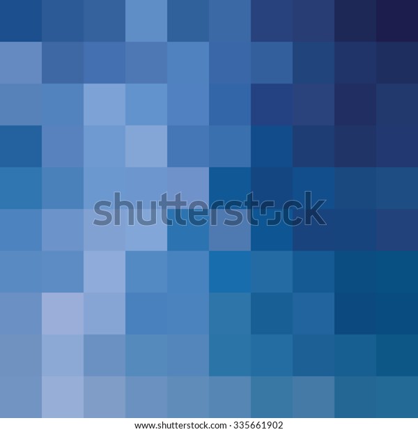 Abstract Mosaic Rectangle Gradient Blue Color Stock Vector (Royalty ...