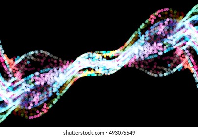 Dna Research Molecule 3d Illustration Analysis Stock Illustration ...