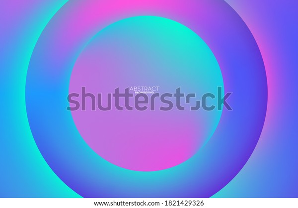 Abstract Multineon Colors Cycle Wallpaper Background Stock Vector ...