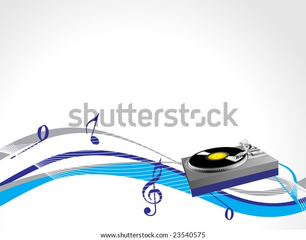 Abstract Musical Background Music Nodes Stock Vector (Royalty Free ...
