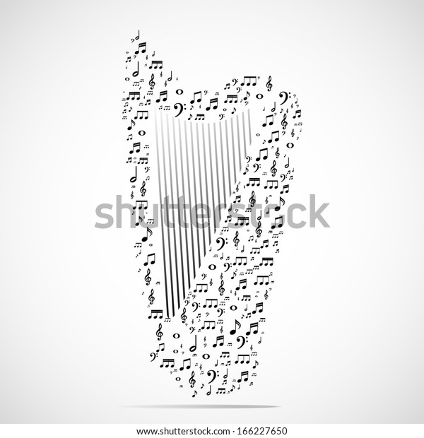 Abstract Musical Instrument Background Stock Vector (Royalty Free ...