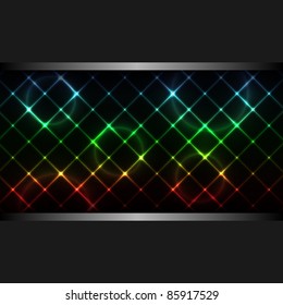 Abstract Neon Business Background Vector Illustration Stock Vector ...
