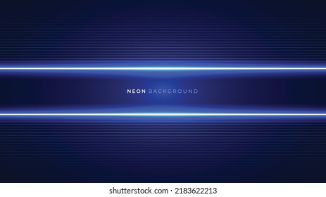 Abstract Neon Lines Background Geometry Glow Stock Vector (Royalty Free ...