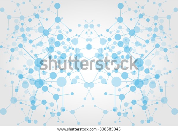 Abstract Network Connection Technology Illustration Vector Stock Vector ...