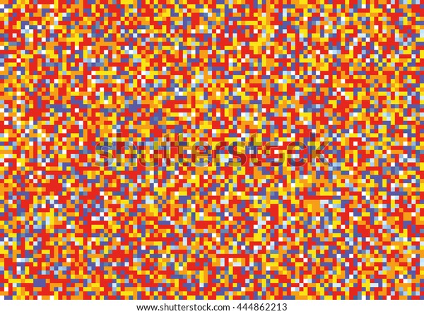 Abstract Noise Square Color Pixel Mosaic Stock Vector (Royalty Free ...