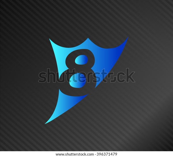 Abstract Number 8 Logo Symbol Stock Vector (Royalty Free) 396371479 ...