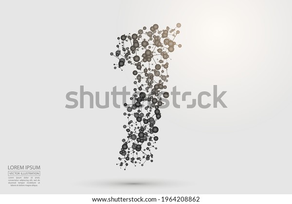 Abstract Number One Figure 1 Consisting Stock Vector (Royalty Free ...