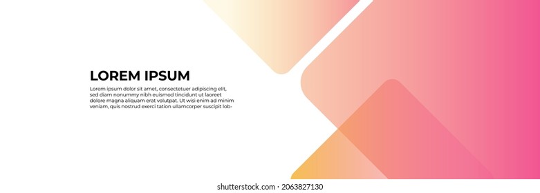 Abstract Orange Banner Design Web Template Stock Vector (Royalty Free ...