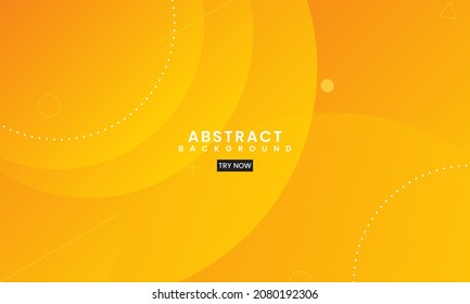 Abstract Orange Color Background Dynamic Shapes Stock Vector (Royalty ...