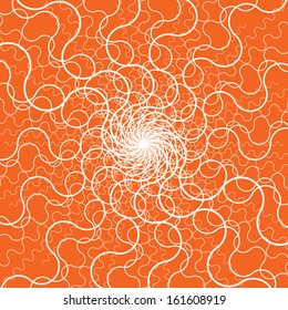 Abstract Orange Semicircle Wave Vector Texture Stock Vector (Royalty ...