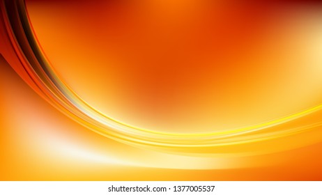 Abstract Orange Wavy Background Stock Vector (Royalty Free) 1377005537 ...