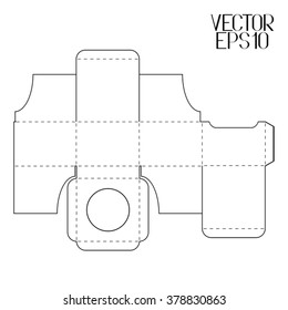 Abstract Packaging Box Cover Template Vector Stock Vector (Royalty Free ...