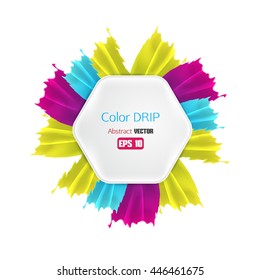 Handmade Color Wheel Isolated Watercolor Spectrum Stock Vector (Royalty ...