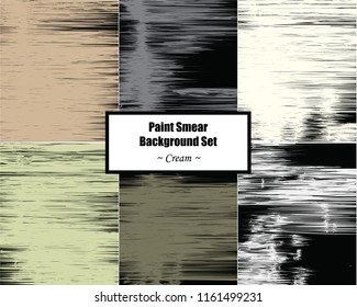 Abstract Paint Smear Backgrounds Citrus Colored Stock Vector (Royalty ...