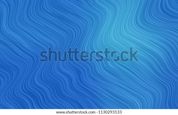 Abstract Painting Blue Lines Curved Lines Stock Vector (Royalty Free ...