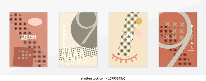 Abstract Paper Cut Layout Top View Stock Vector (Royalty Free ...