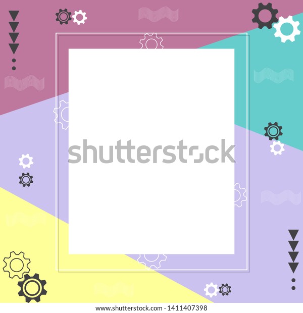 Abstract Pastel Color Background Material Cogs Stock Vector (Royalty ...