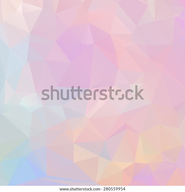 Abstract Pastel Color Triangle Shape Background Stock Vector (Royalty ...