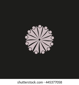 Abstract People Icon Stock Vector (Royalty Free) 435045478