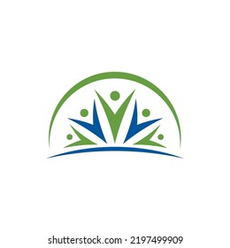 Abstract People Logo Concept Vector Stock Stock Vector (Royalty Free ...