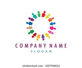 People World Support Ring Circle Icon Stock Vector (Royalty Free ...