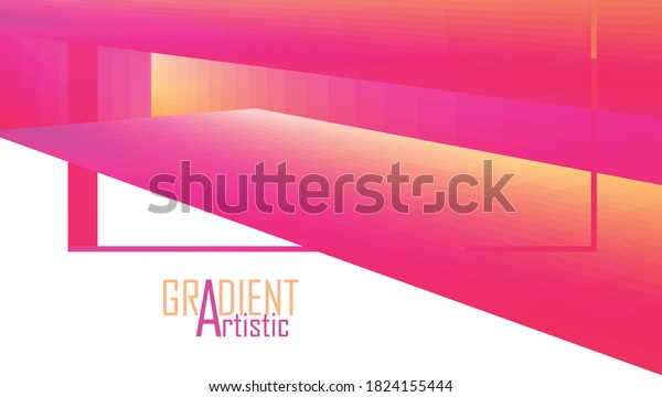 Abstract Perspective Background Geometric Shapes Gradient Stock Vector ...