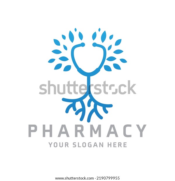 Abstract Pharmacy Logo Design Template Stock Vector (Royalty Free ...