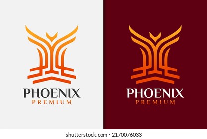 Abstract Phoenix Logo Design Creative Lines Stock Vector (Royalty Free ...
