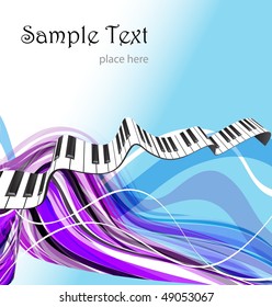 Abstract Piano Keyboard Stock Vector (Royalty Free) 49053067