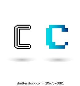 840 Letter c pixel art Images, Stock Photos & Vectors | Shutterstock
