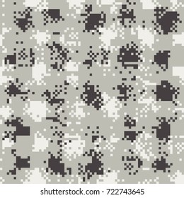 Abstract Pixel Spot Check Seamless Pattern Stock Vector (Royalty Free ...
