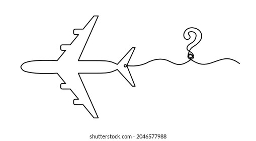398 Question Mark Airplane Images, Stock Photos & Vectors | Shutterstock
