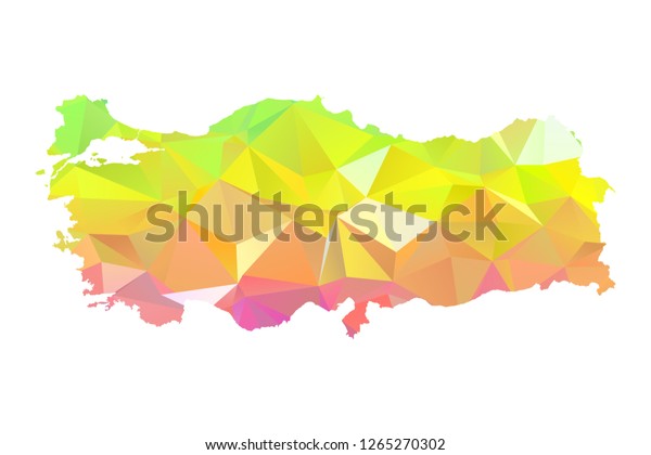 Abstract Polygon Map Vector Illustration Low Stock Vector (Royalty Free ...