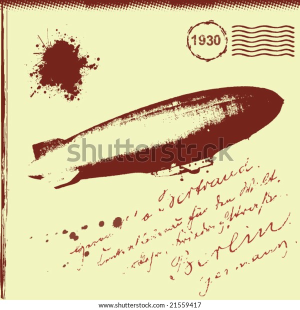 Abstract Postal Background Vector Art Stock Vector (Royalty Free ...