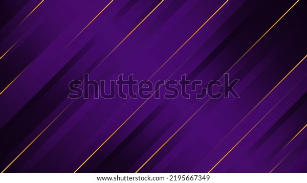 Abstract Purple Background Gold Stripes Design Stock Vector (Royalty ...